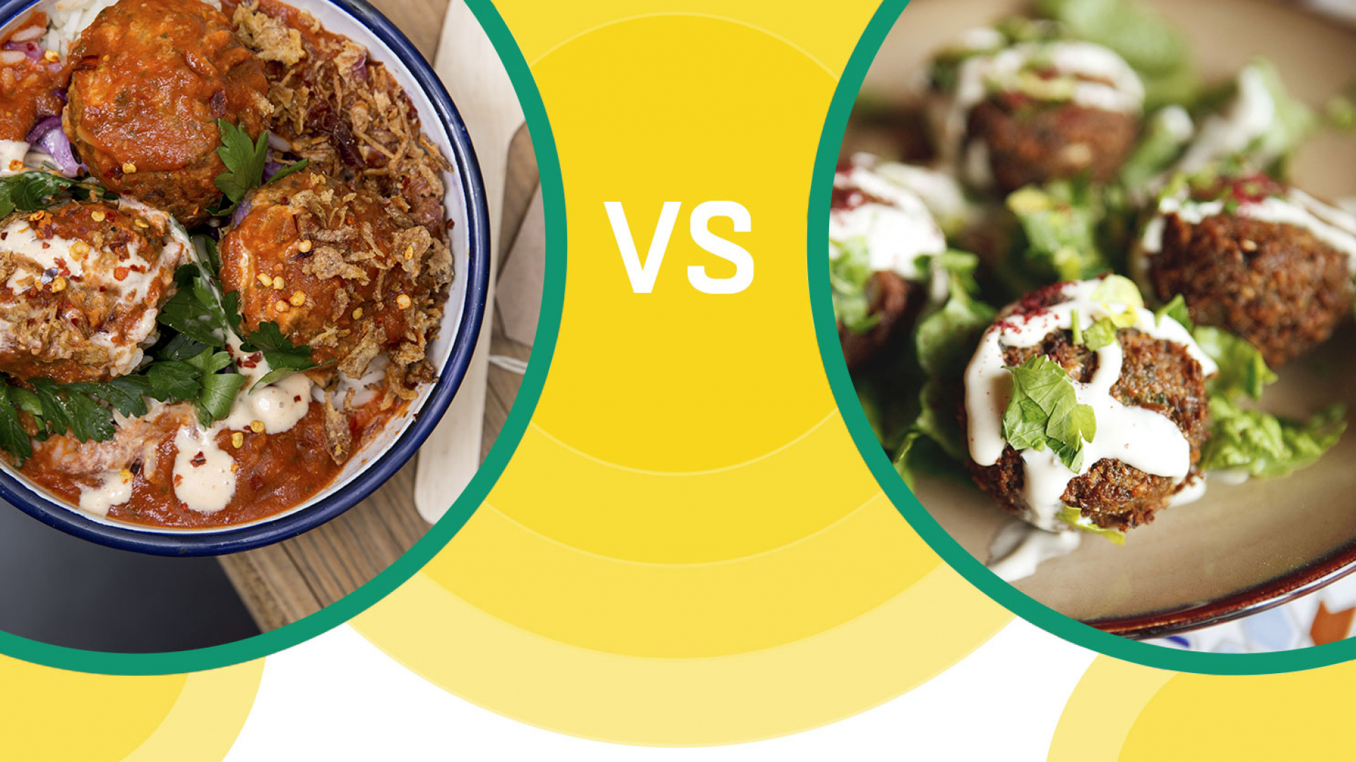 Street Food Fight: Meatballs vs falafel | Foodism