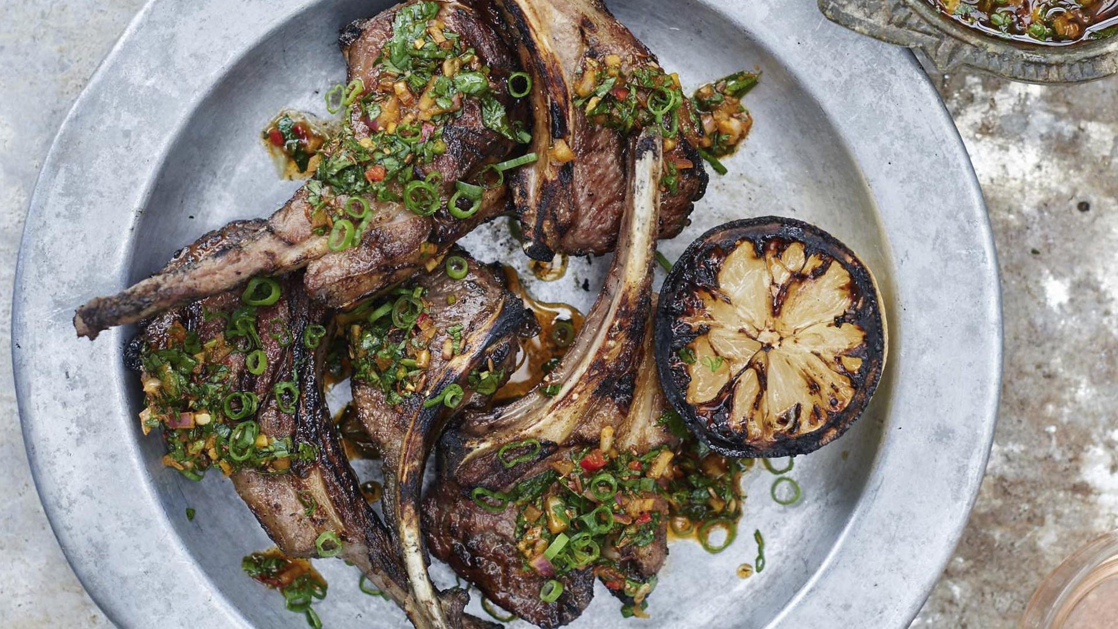 Make Caravan's chargrilled lamb cutlets with chermoula marinade ...