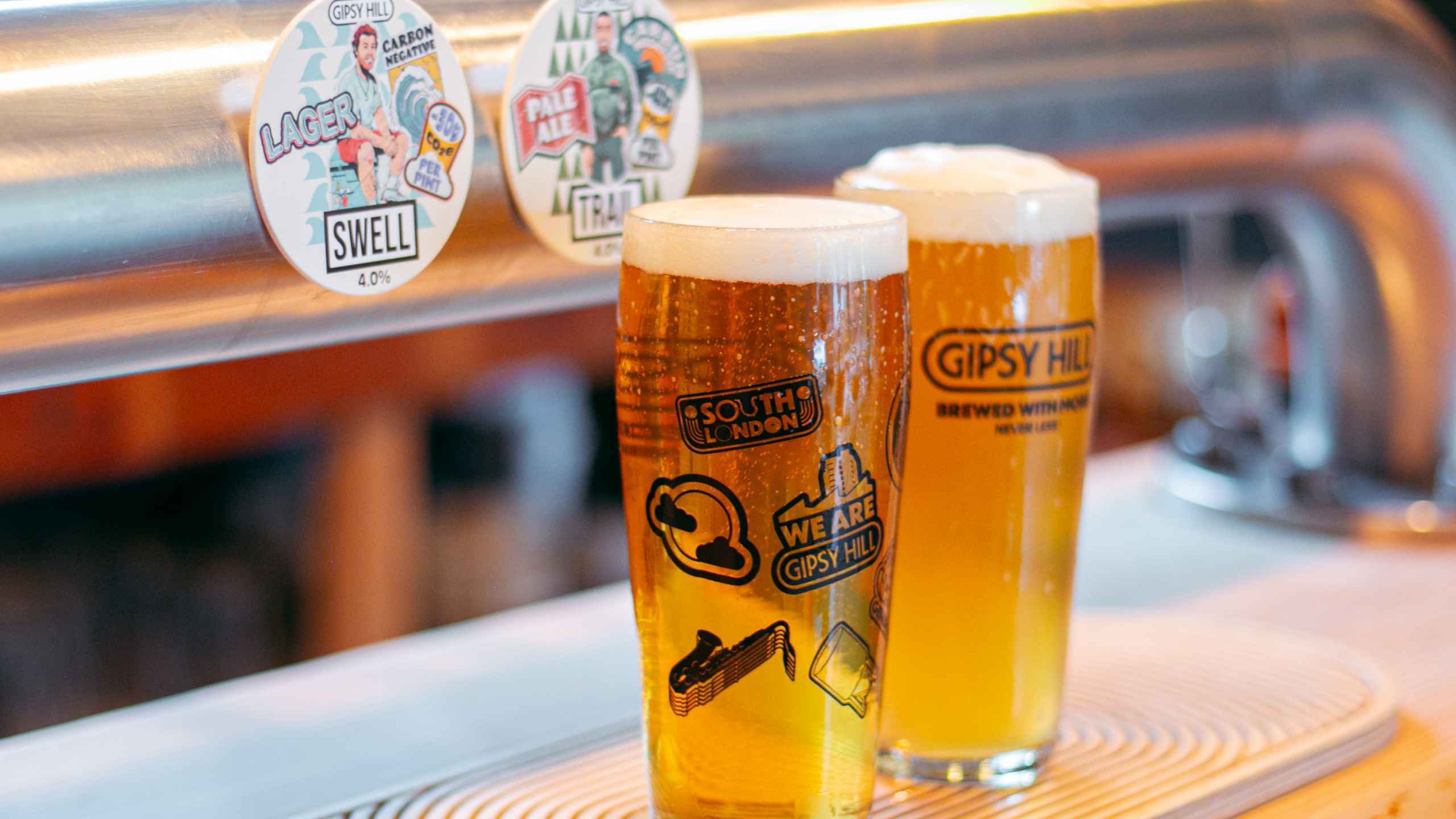 The world's first carbon negative beers at Gipsy Hill | Foodism